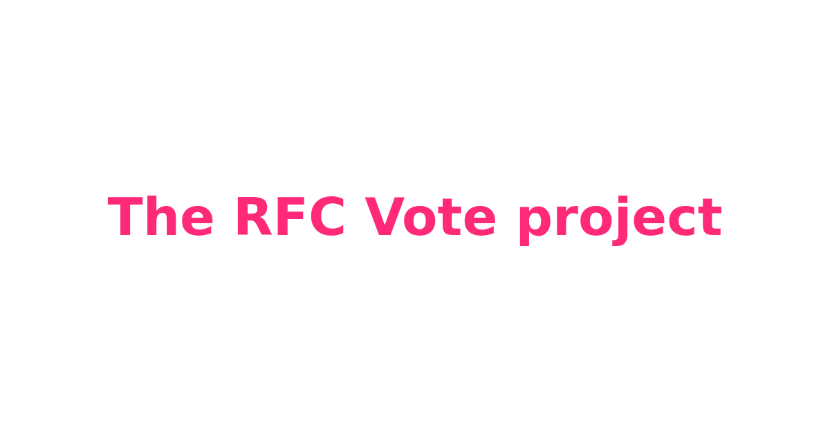 The RFC Vote project | Stitcher.io